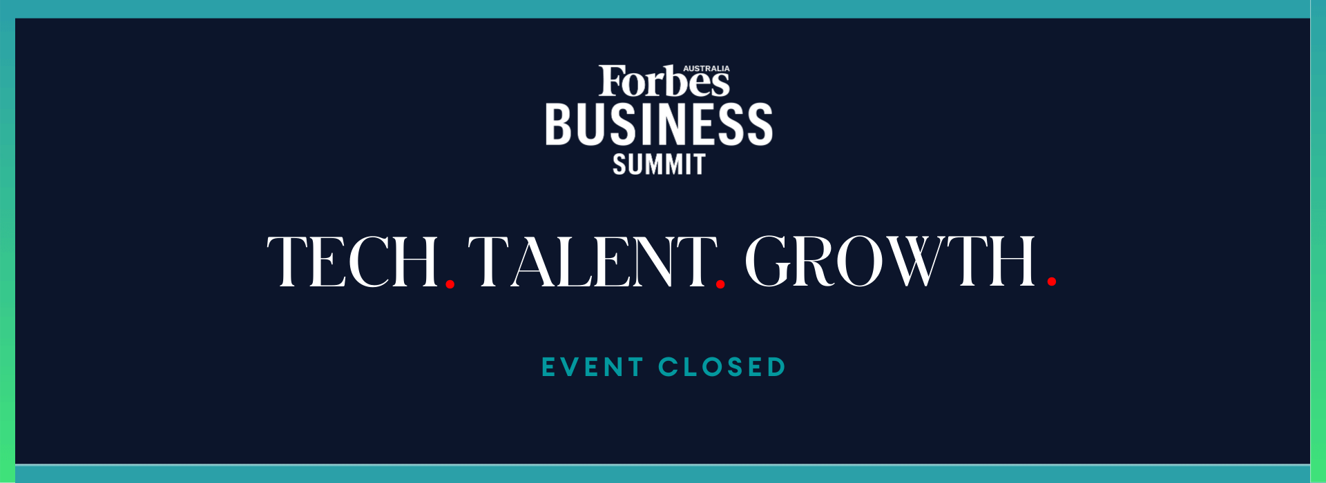 Business Summit - Forbes Australia