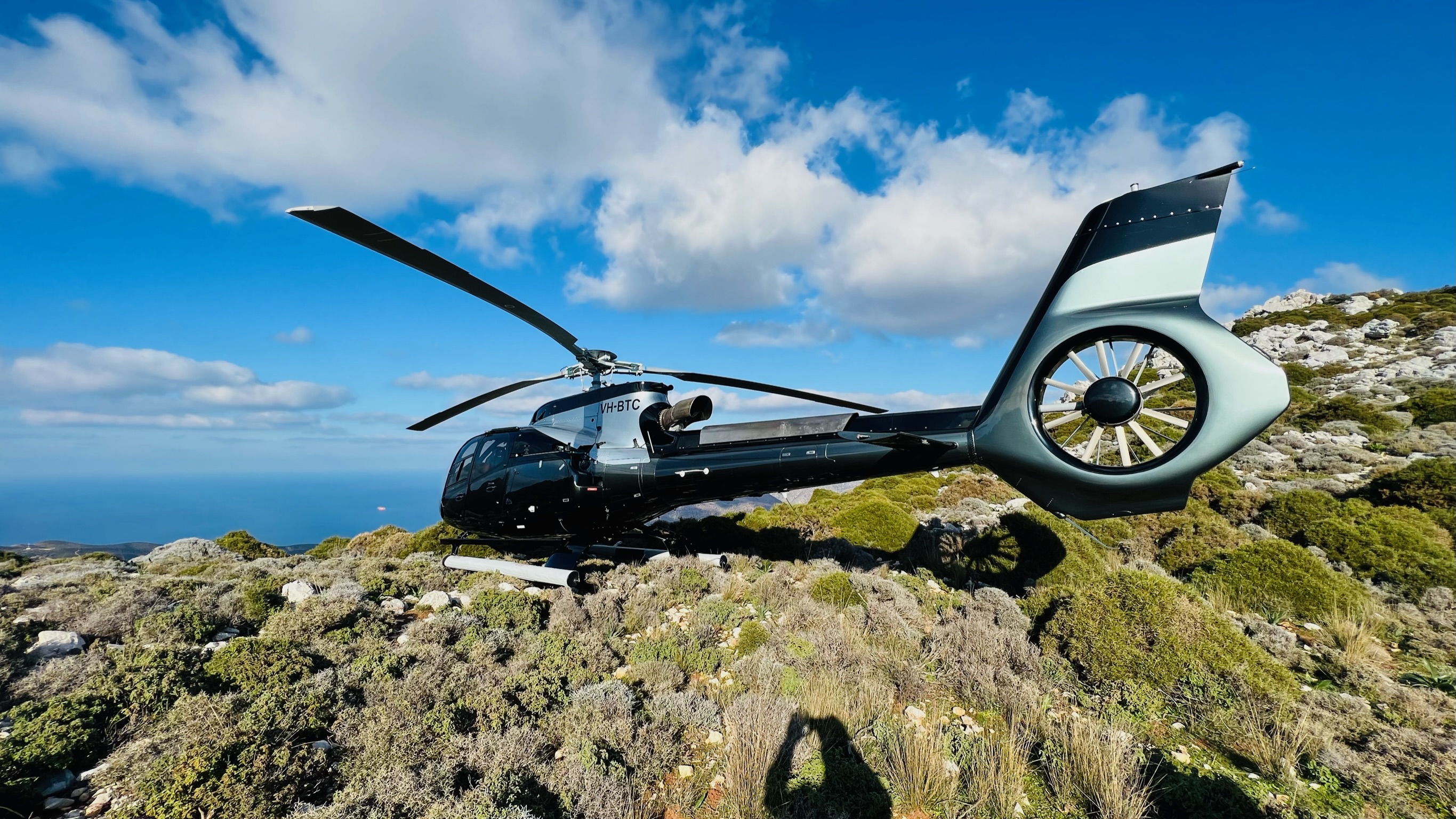 Aston Martin ACH130 Edition helicopter arrives in Australia