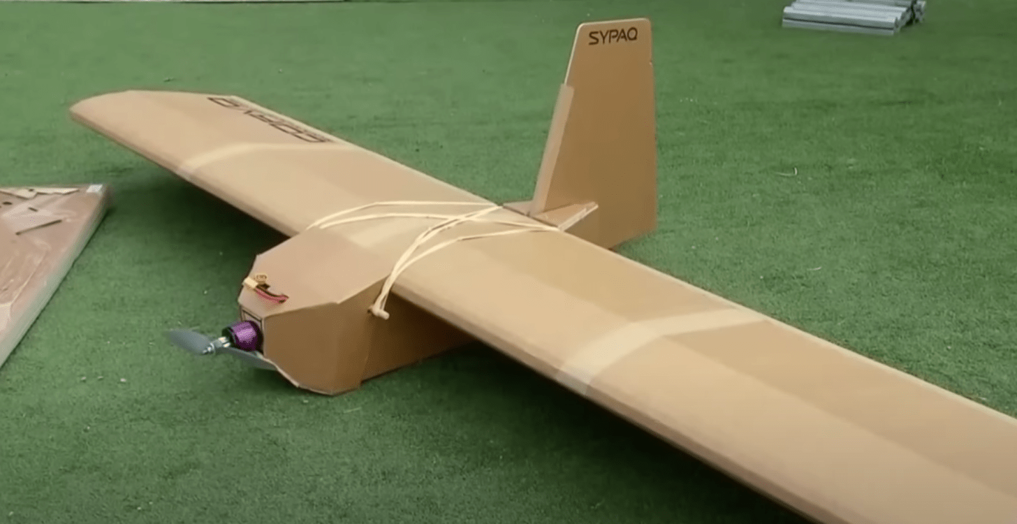 Cardboard drones from Australia hitting Russia