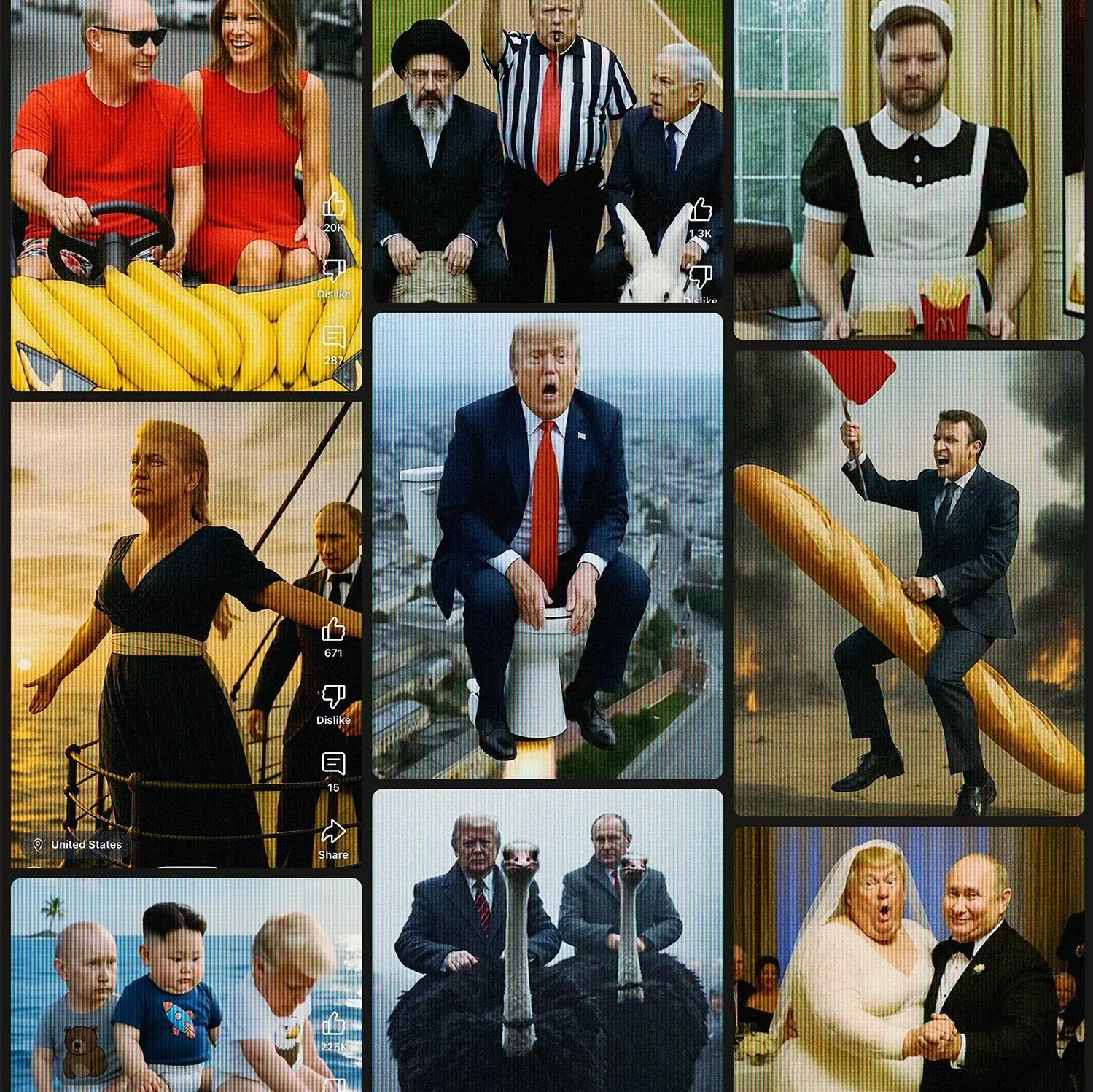 Bizarre AI generated anti-Trump videos goes viral on YouTube