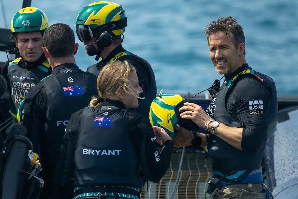 Watch: Ryan Reynolds takes on SailGP with Australia's Flying Roos